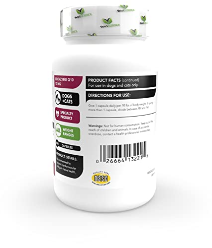 VetriScience Laboratories - Coenzyme Q10 10mg, 100 Capsules (0900322.100)