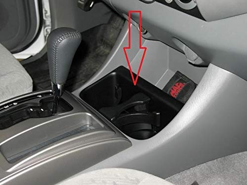 Center Console Cup Holder Insert Divider Barier Partition Separator for TOYOTA TACOMA SR5 TRD PRO 4x4 Limited Platinum 2005 2006 2007 2008 2009 2010 2011 2012 2013 2014 2015 & TOYOTA SEQUOIA 2008-2022
