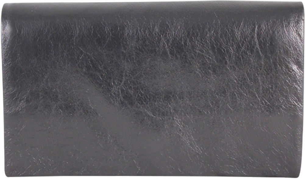 Latico Leathers Eloise Wallet Clutch, Full-Grain Leather, Black