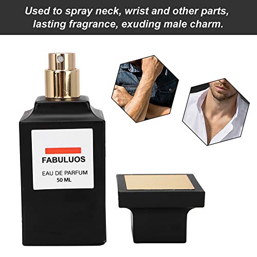 Male Perfume Fragrance, Eau de Parfum, 50ml Men Perfume Spray Perfume Long Lasting Light Fragrance Body Perfume for Male, Long Lasting Scent