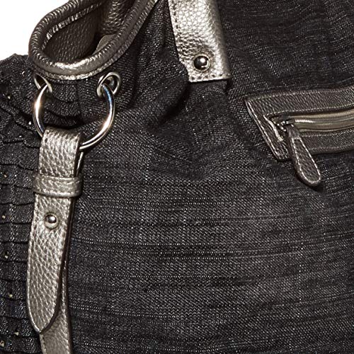 LaTique Anastasia w/Stones Handbag, Dirty Denim