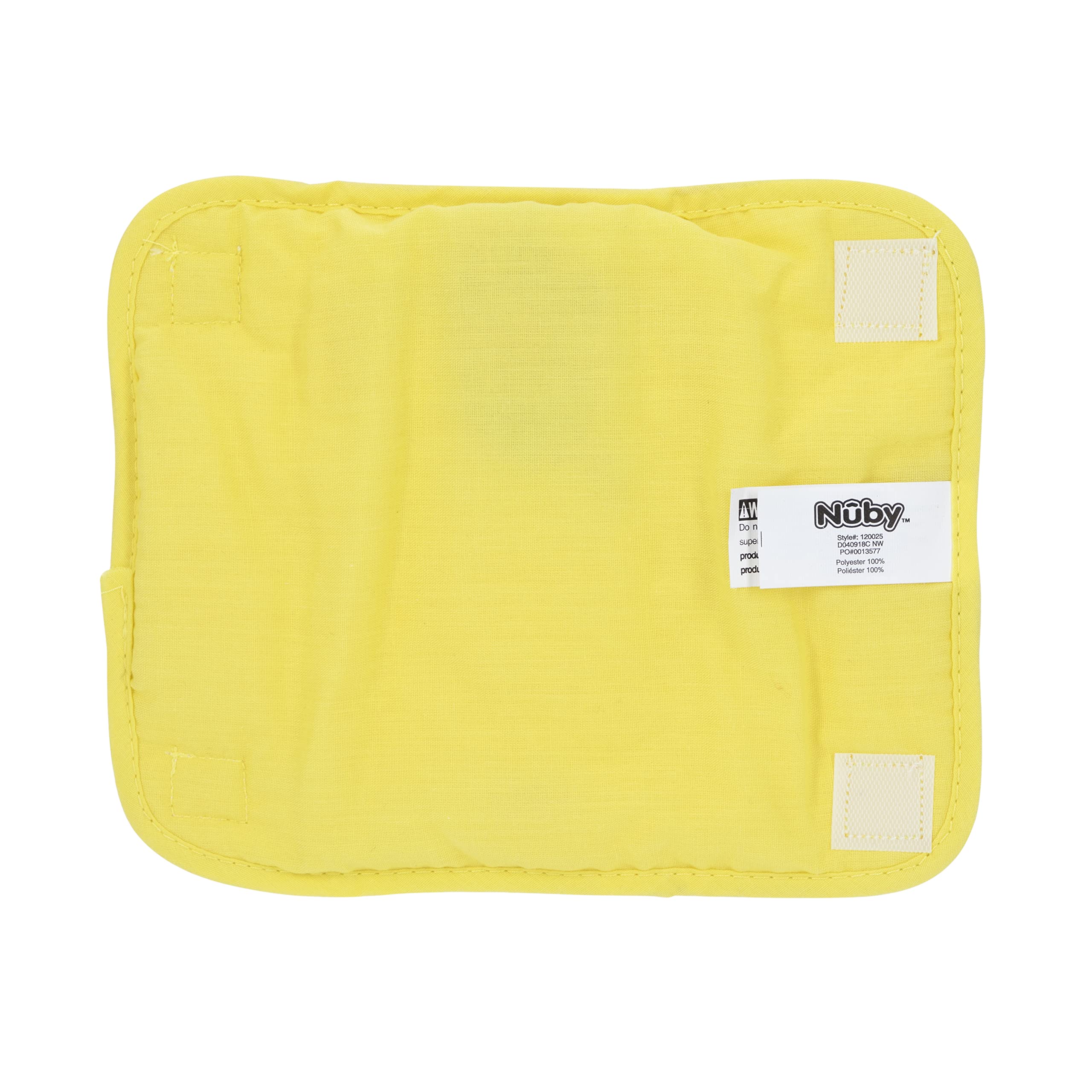 Nuby Car Seat StrapCovers 2 Pack, Yellow Monster