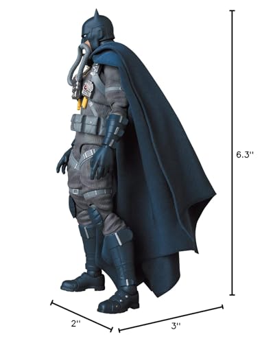 Medicom DC Comics: Batman Hush: Stealth Jumper Batman Mafex Action Figure, Multicolor