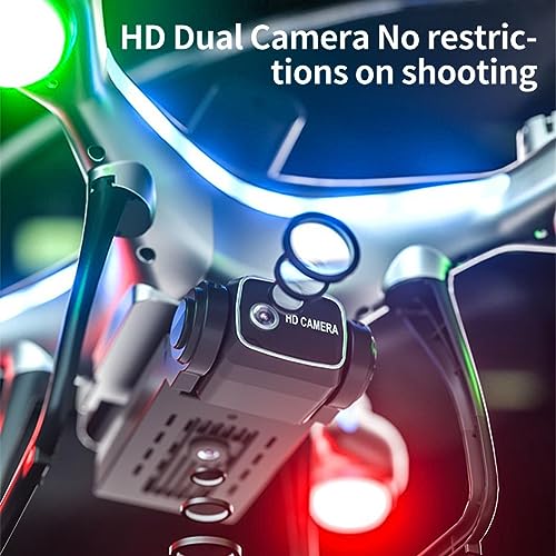 Drone With 4K Dual HD Camera Optical Localization Remote Control Toys Gifts For Boys Girls, Headless Mode, O๐e Key Take Off/Land, Altitude Hold, Intelligent Obstacle Avoidance