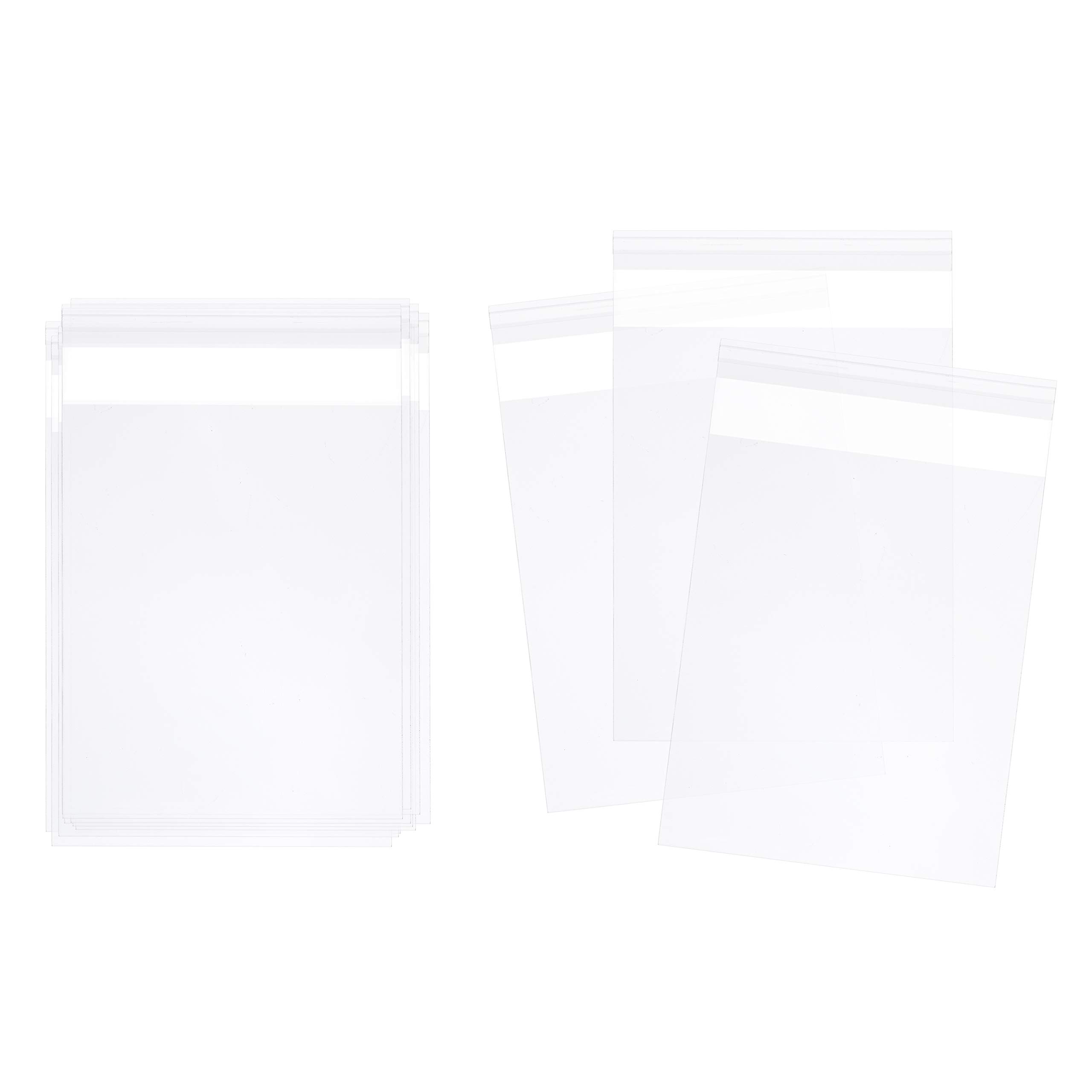 Darice 1115-23 50/Pack Plastic Self Sealing Bags, 4-3/4 by 5-3/4-Inch, Clear