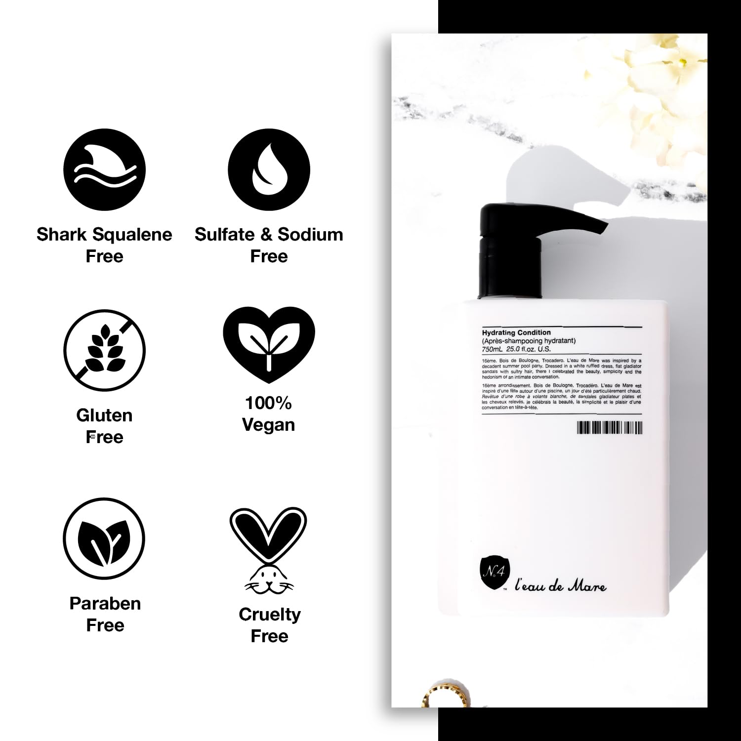 Number 4 Mini Hair Conditioner, Deep Conditioner, Travel Size Hydrating Condition, 1.5 oz