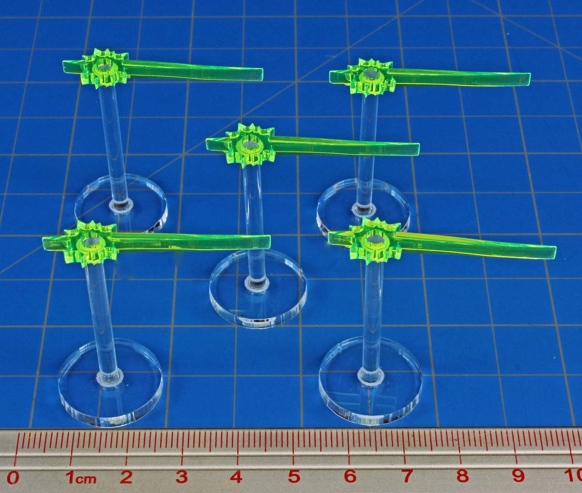 LITKO Laser Beam Stands, Fluorescent Green (5)