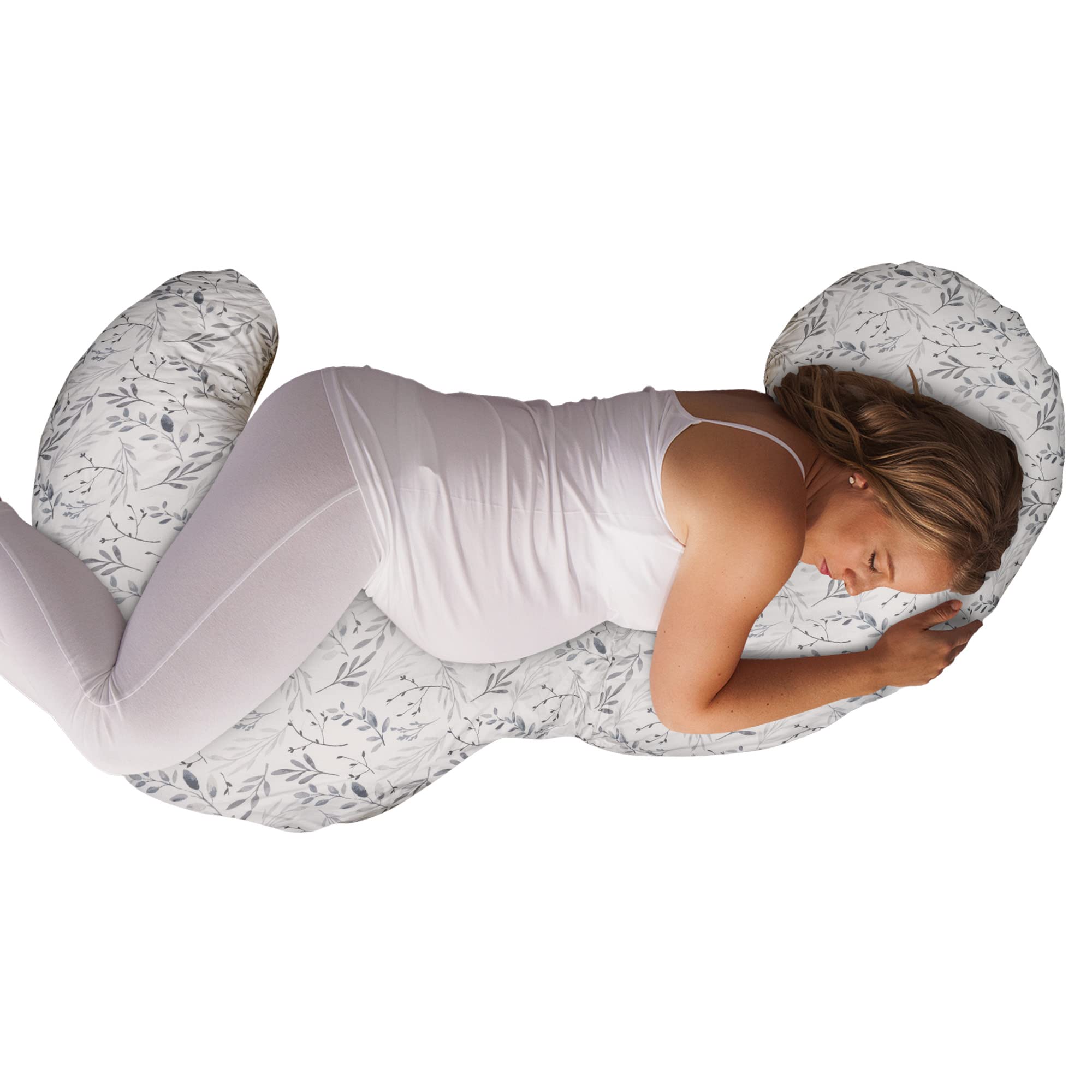 Boppy Slipcovered Total Body Pregnancy Pillow, Full Circle