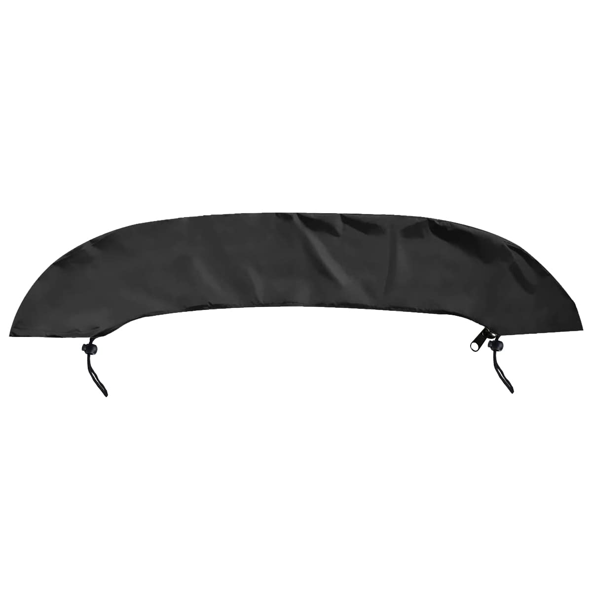 Bimini Top Boot Cover for 3-4 Bows Bimini Tops, Waterproof Bimini Storage Boot Cover, Heavy Duty 600D Bimini Tops Cover, Only Storage Boot, Black, 85"-90" Width