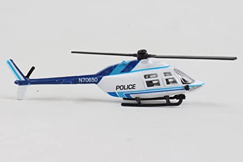 Daron Worldwide Trading Runway24 Police Bell 206 Jet Ranger