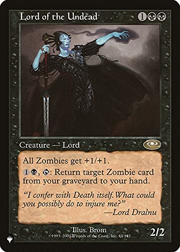 Magic: the Gathering - Lord of The Undead - The List