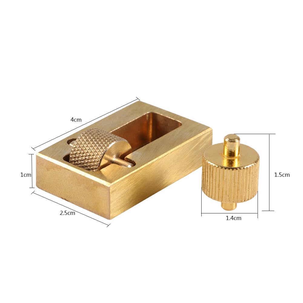 Black Leather Edge Dye Applicor Leather Edge Dye Oil Roller Box Applicator DIY Craft Treatment Tool Brass with Roller