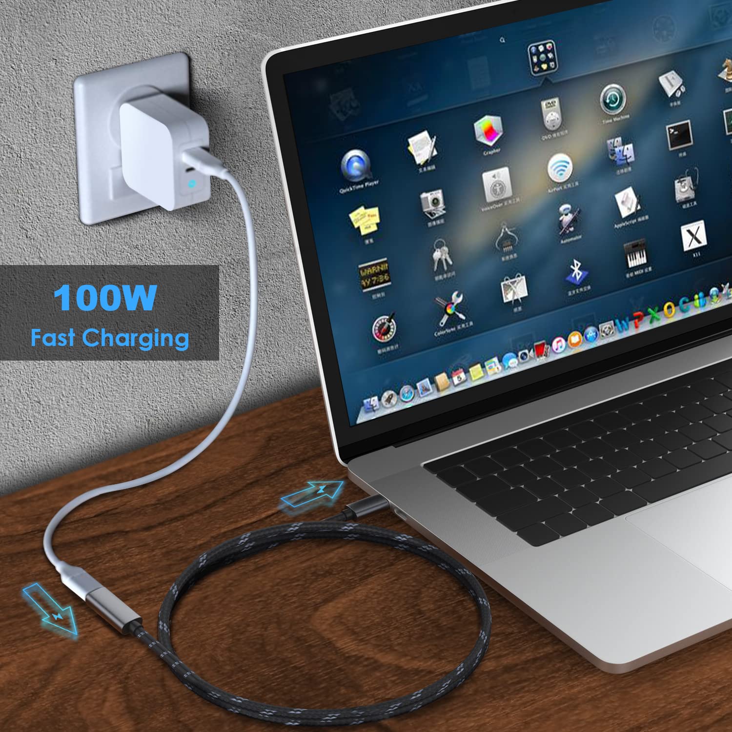 Bkzhcll USB C Extension Cable 10ft, 10Gbps USB Type C 3.2 Male to Female Extender Charging Cable for Mag-Safe Charger,iPhone 15/14/13/iPad Mini/pro/MacBook Air M2/M1 Mac Mini/pro/Dell XPS