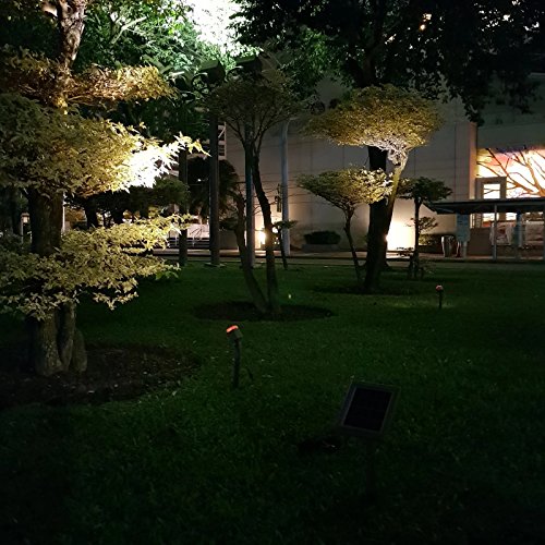 HEX 30X Twin Solar Spotlight Warm White LED Waterproof Dimmable Dusk to Dawn for Outdoor Garden Yard Landscape Pathway Downlight Uplight
