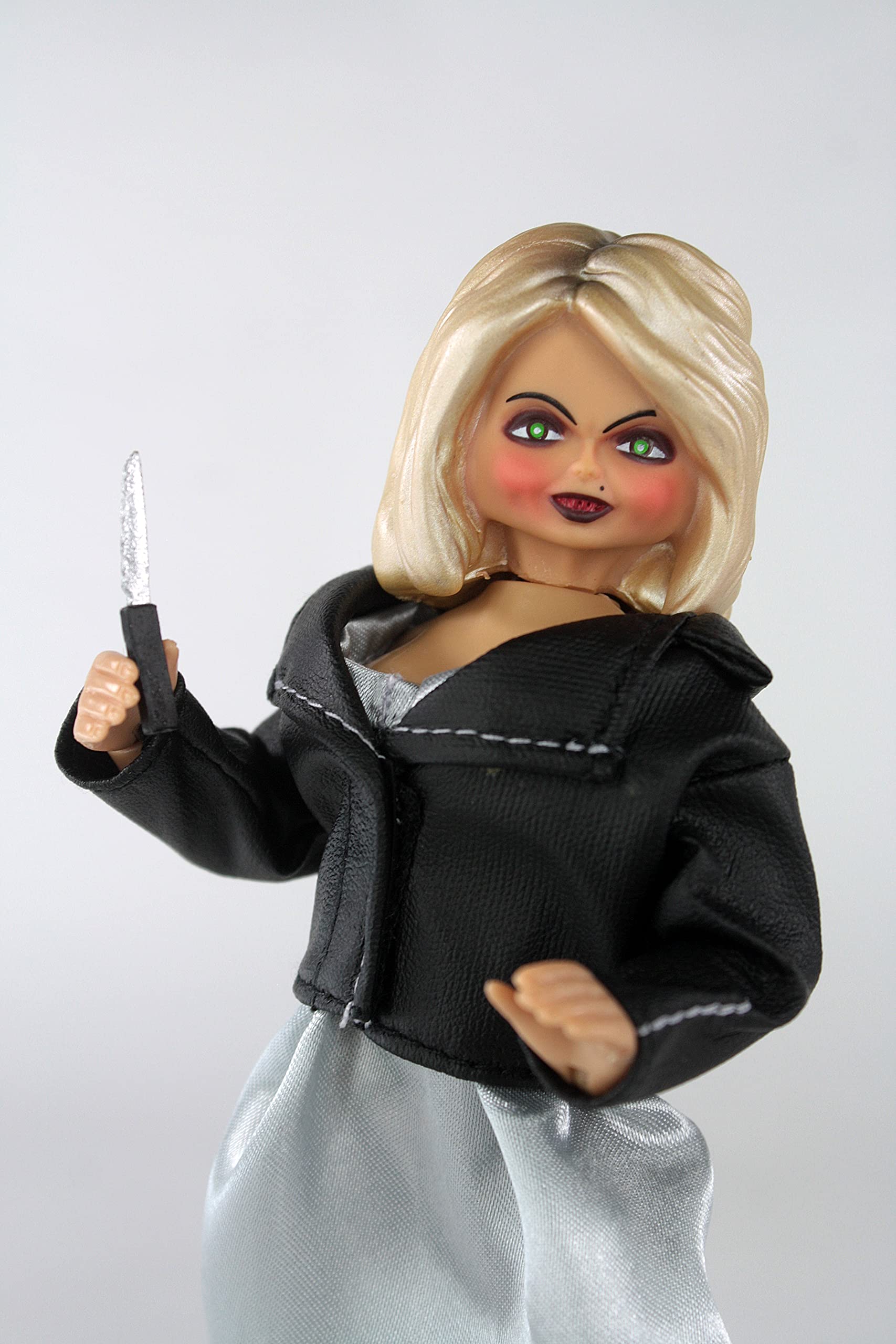 Mego Bride of Chucky Tiffany Action Figure 20cm, Multicolour, Standard, Cookie Padding Coin Purse H