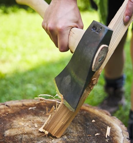 Council Tool 1.7 lb. Wood-Craft Camp Carver Axe, 16" Curved Handle Axe