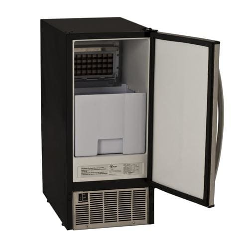 EdgeStar IB450SS 50 Lb. 15 Inch Wide Undercounter Clear Ice Maker - Stainless Steel