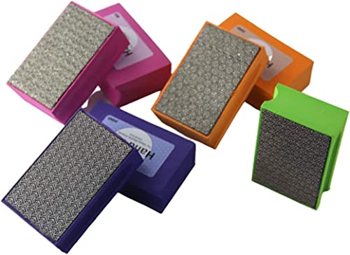 Diamond Hand Pad, 100 Grit Diamond Hand Polishing Pad Electroplated Polishing Pad, Hand-Held Sanding Block