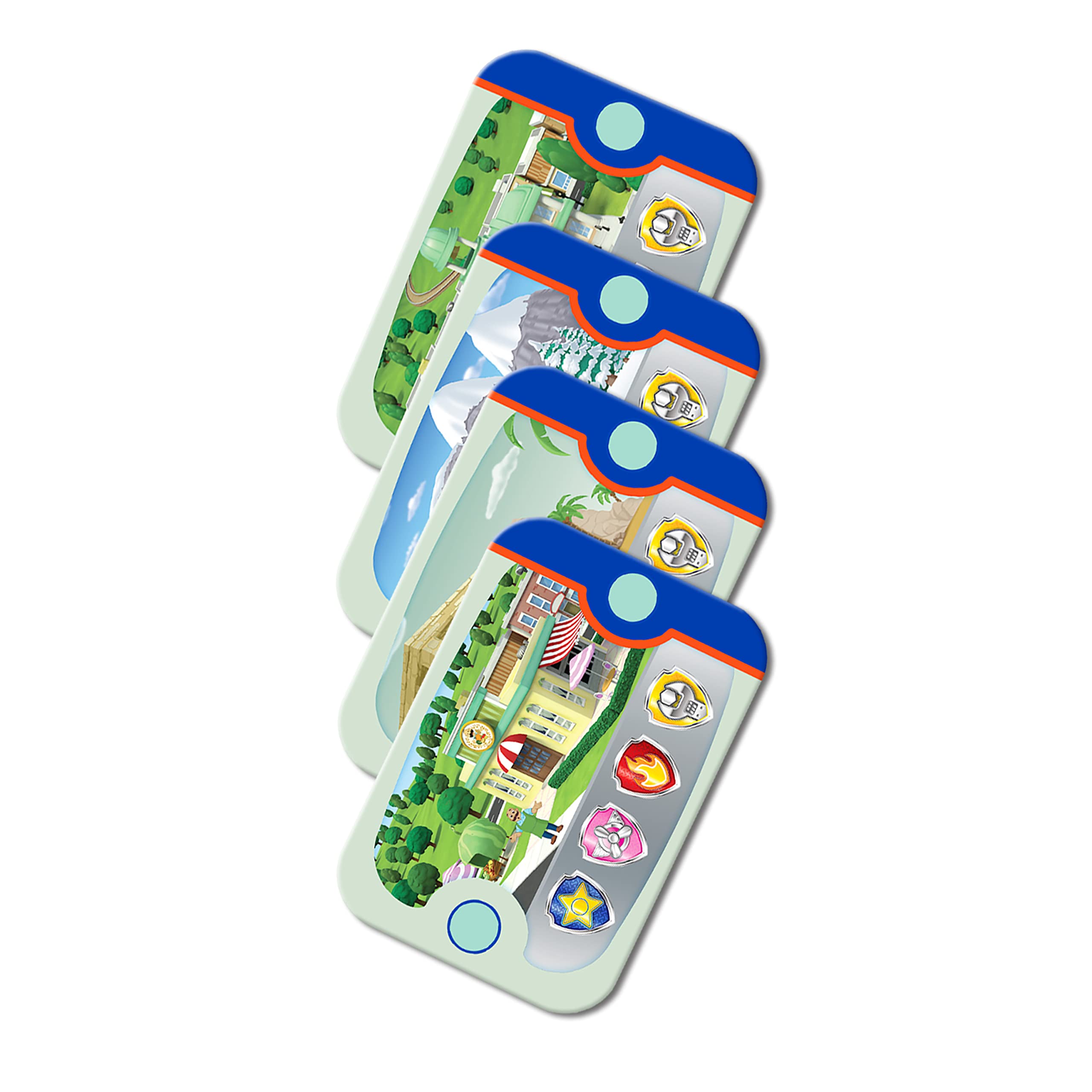 Melissa & Doug PAW Patrol Hand Puppets (4 Puppets, 4 Cards) - PAW Patrol Puppets Pretend Play for Kids