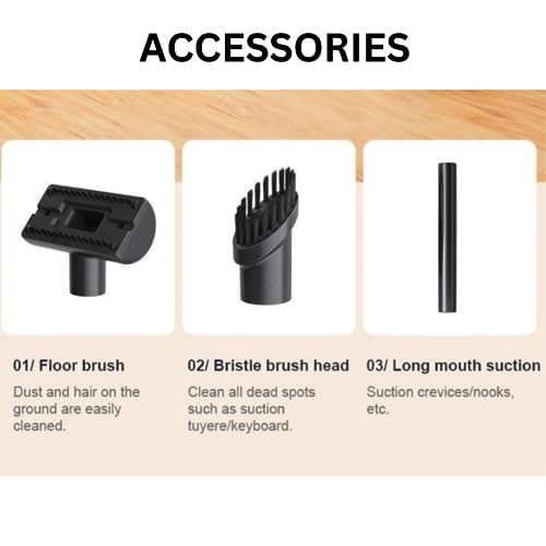 IGADG Mini Car Handheld Portable Vacuum Cleaner - Cordless | USB Rechargeable | Light Weight | Wet and Dry | Clean Hair, Dirt, Crumbs