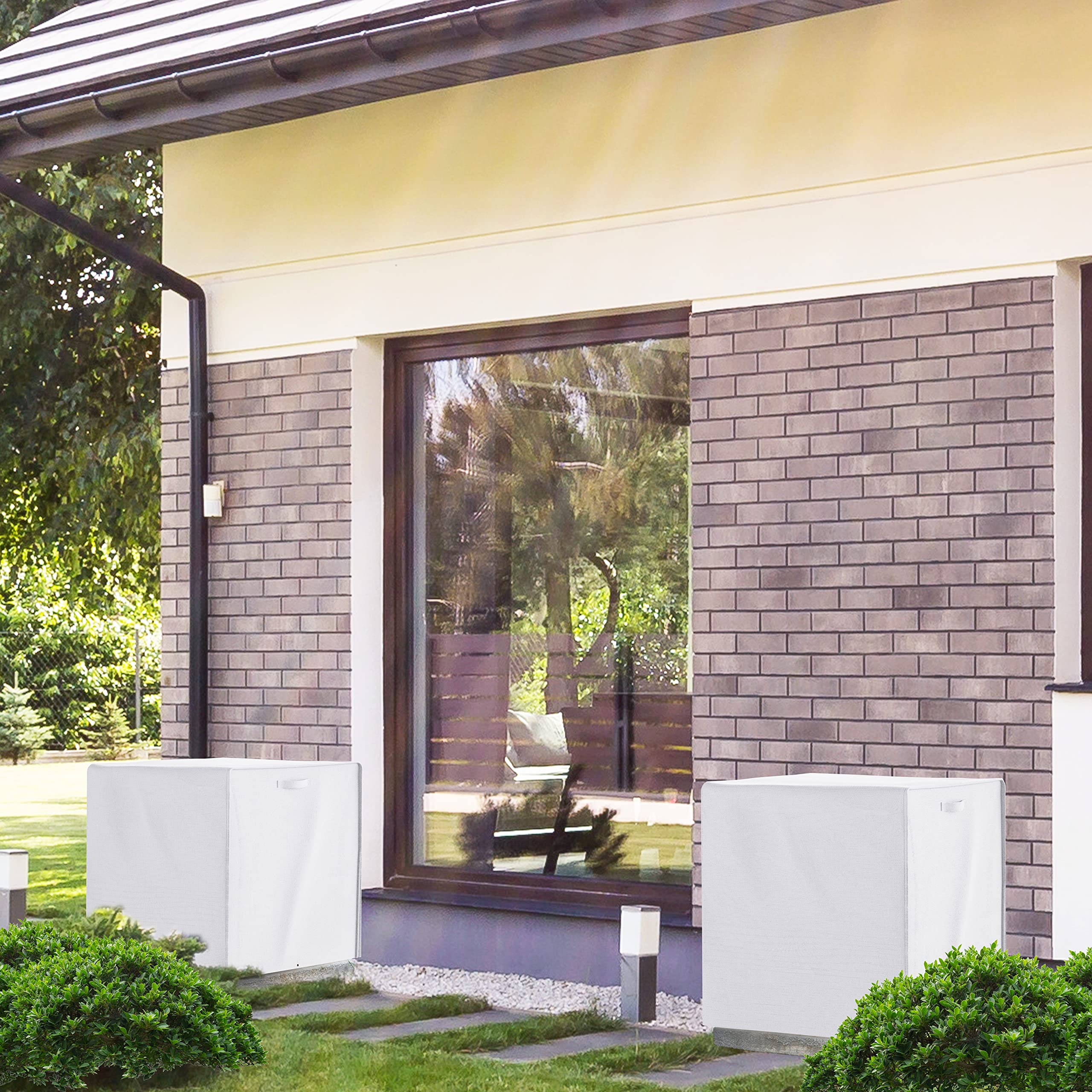 Simple Houseware Air Conditioner Cover Outdoor AC Units Protection