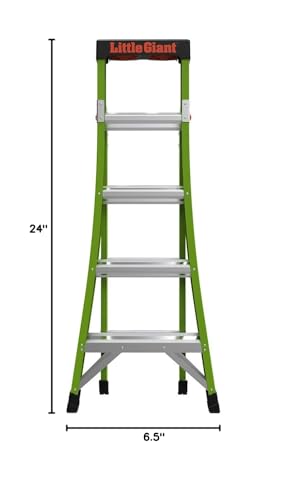 Little Giant Ladders, King Kombo, Professional, 5 Ft. A Frame, 8 Ft. Extension, Fiberglass, Type 1AA, 375 lbs Weight Rating, (13580-001)