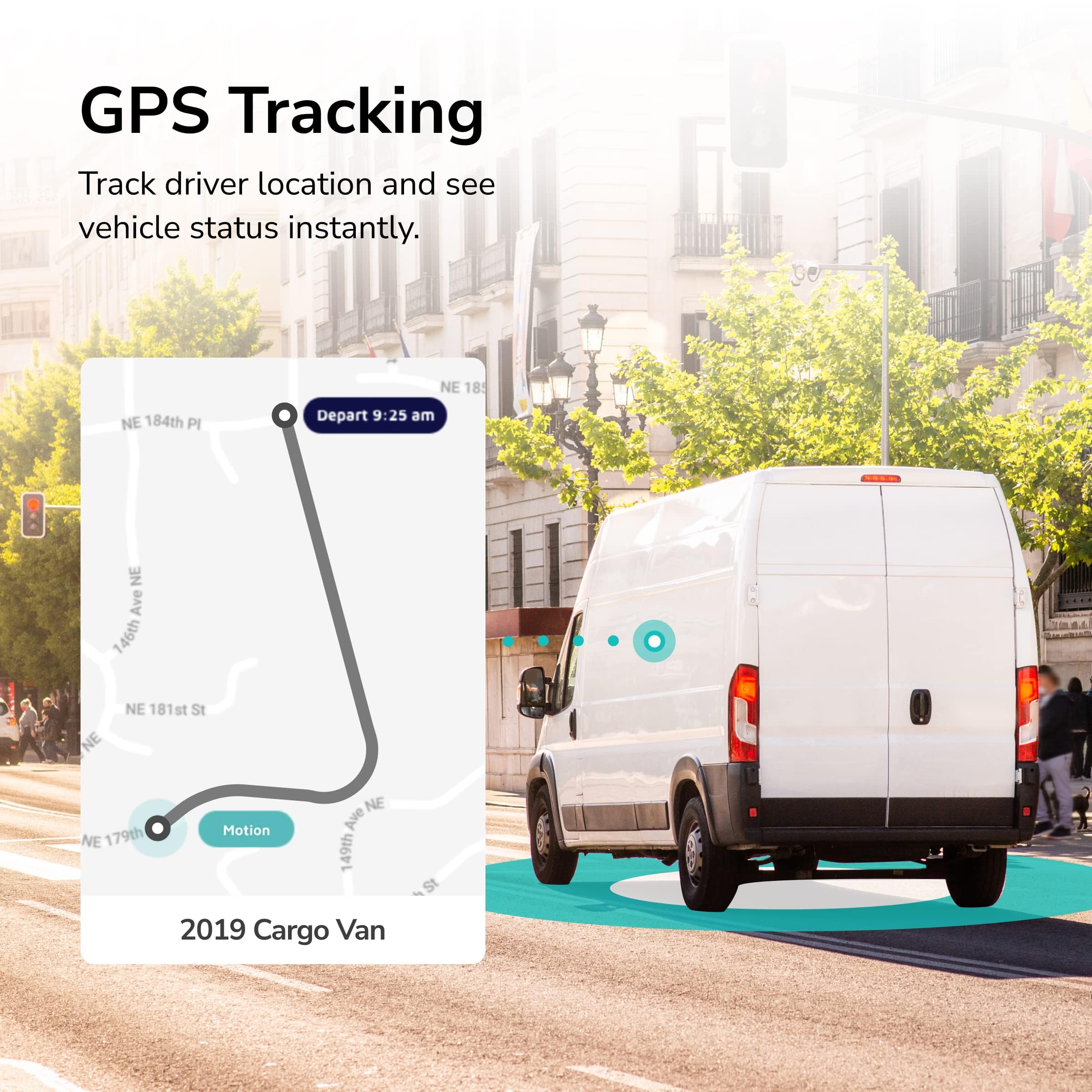 Kayo Business Fleet, GPS Tracker for Vehicles, 4G LTE & 5G, Real-Time GPS Tracking, 14-Day Free Trial, Simple Activation, Simple Plug-in Car GPS Tracker