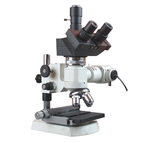 Radical 1200x Trinocular Incident Light Microscope w XY Stage & Geology Polarizing Kit with Camera Port