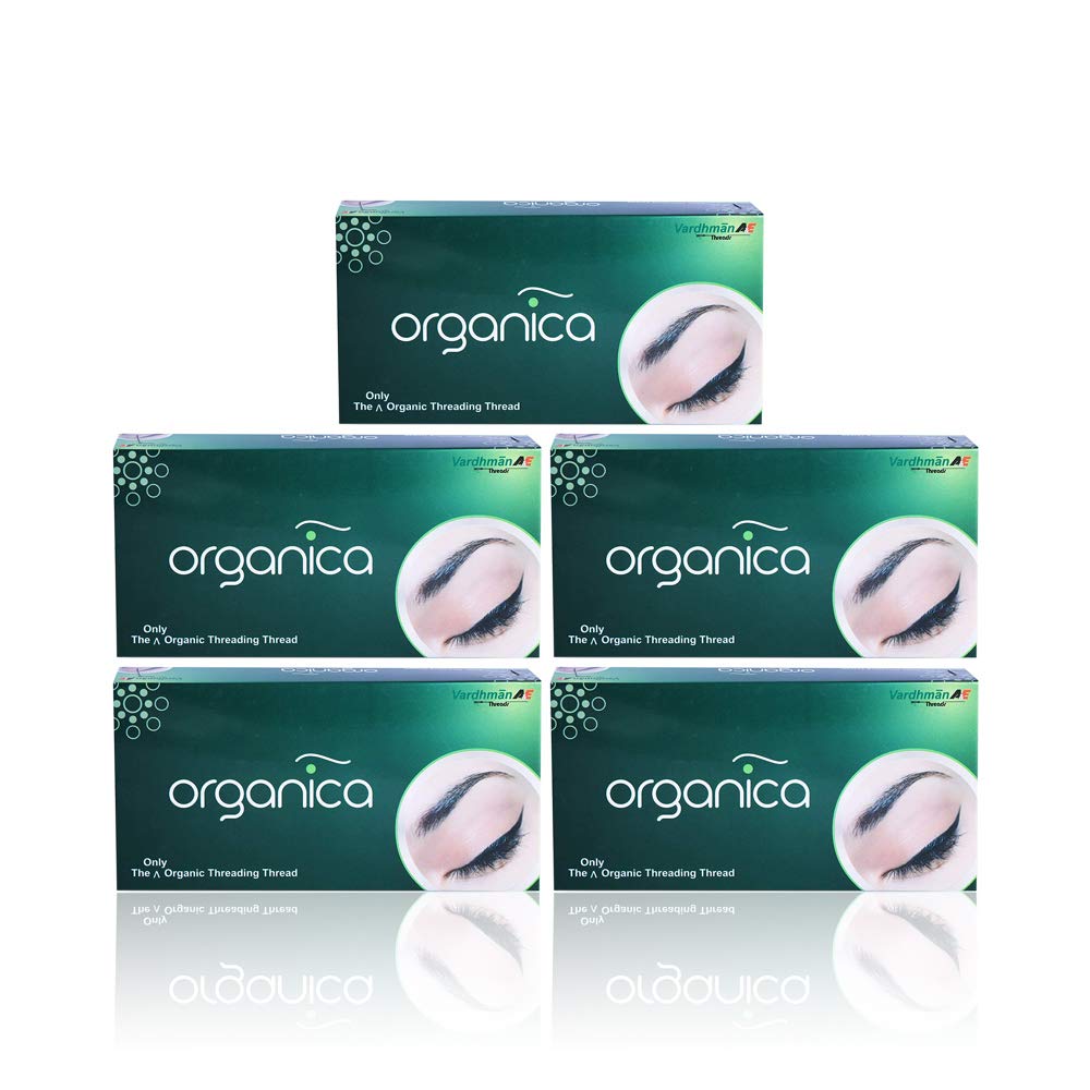 ORGANICA 40 Spool x 300m Organica Organic Cotton Eyebrow Threading Thread - India