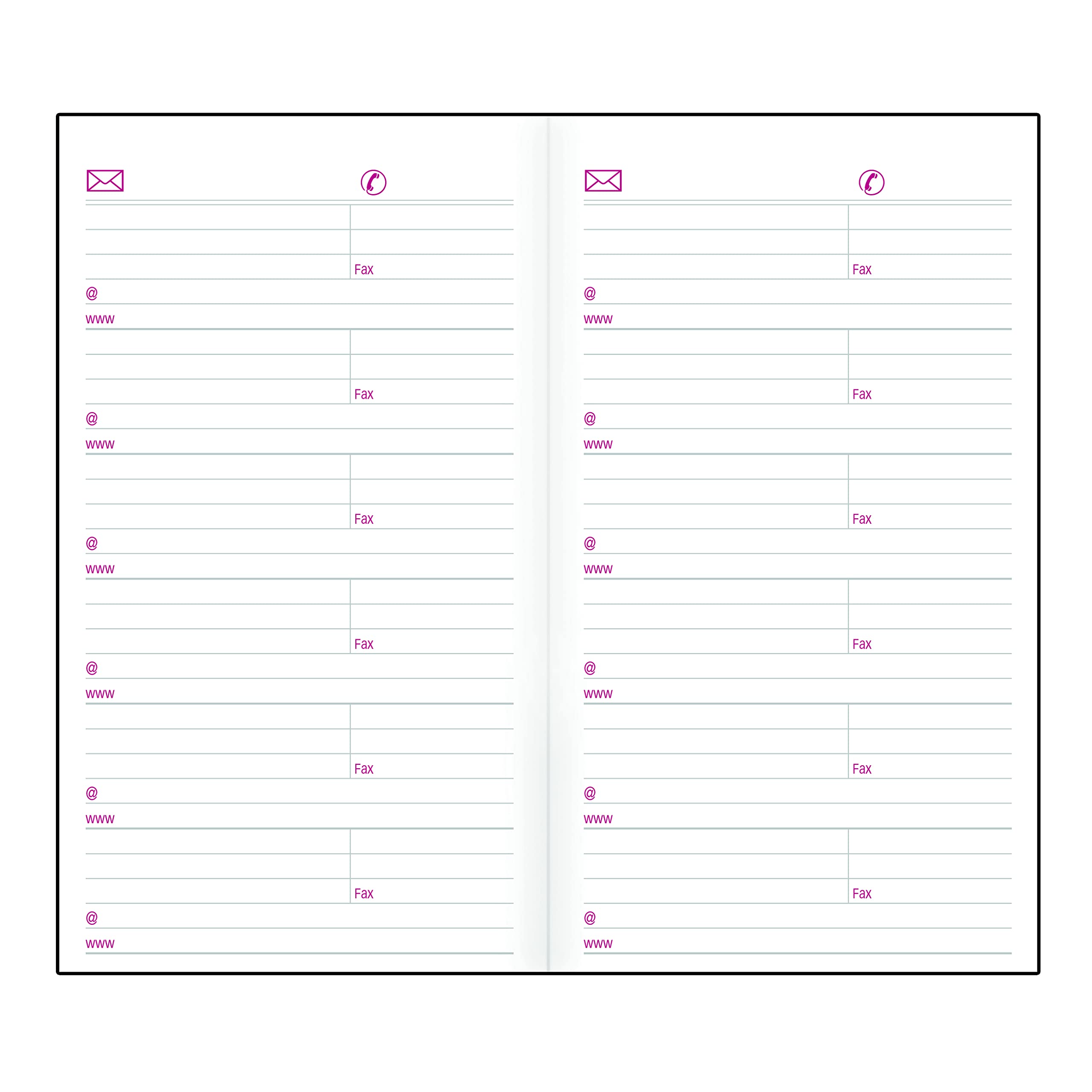 Brownline 2023 Essential Two-Week Pocket Planner, 12 Months, January to December, Stitched Binding, 6" x 3.5", Black (C5626.81Z-23)