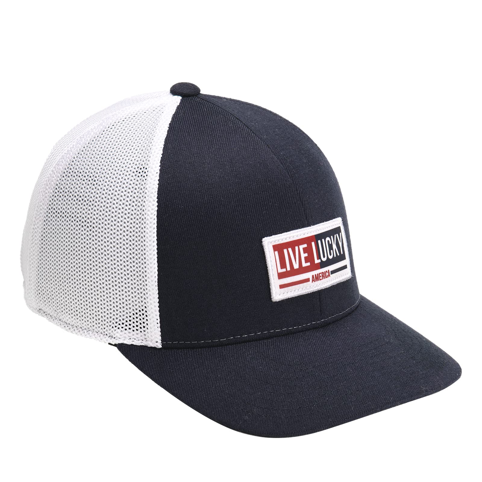 Black Clover American Dream Snapback HD Patch Navy/White Mesh Cap