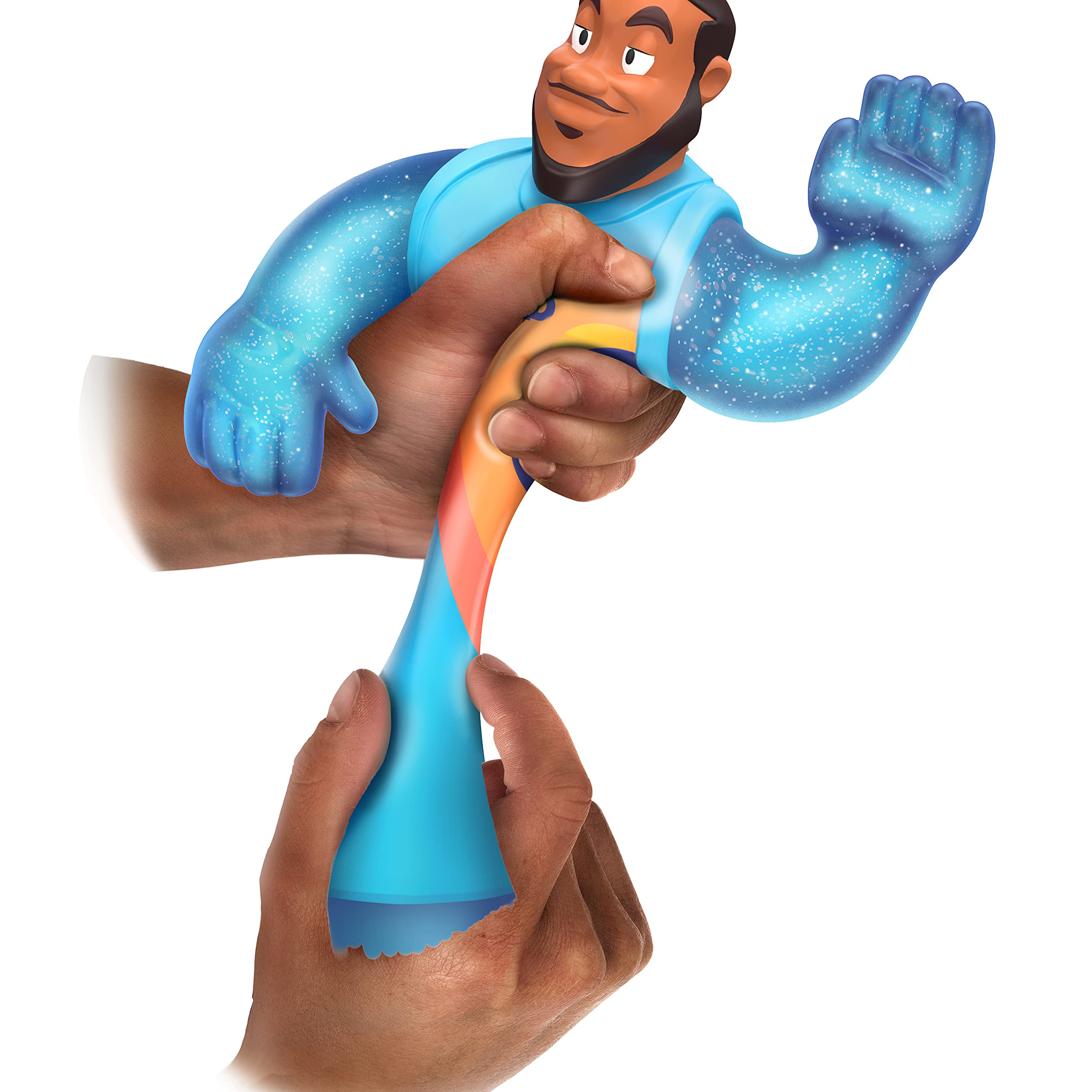 Moose Toys Heroes of Goo JIT Zu β Space Jam: A New Legacy - 5" Stretchy Goo Filled Action Figure - Lebron James (Power Up)