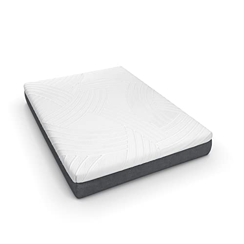 KOMFOTT 8 Inch Mattress Full Size, Cooling-Gel Memory Foam Mattress with Bamboo Charcoal Layer for Pressure Relief, Medium Firm Mattresses with Jacquard Cover, CertiPUR-US Certified Mattress in a Box