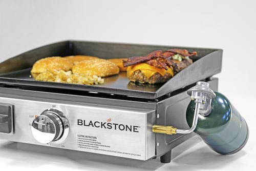 Blackstone. Table Top Grill - 17 Inch Portable Gas Griddle (Propane Fueled) with BBQ Accessories