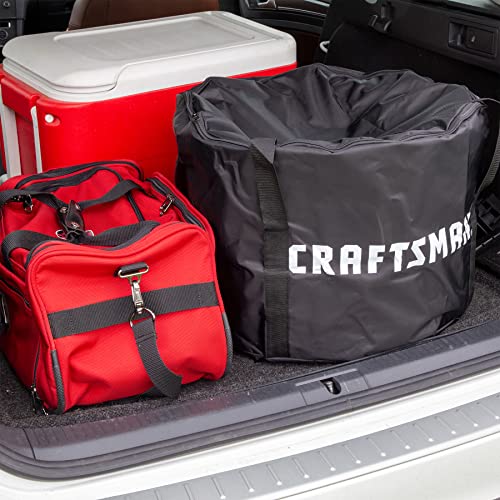 CRAFTSMAN 19.5" Smokeless Wood Fire Pit Portable Stainless Steel Camping, RVing, Backyard Bonfire fire Pit