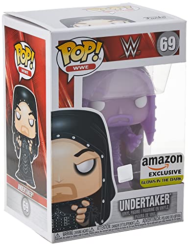 Funko POP WWE: Phantom Undertaker - Purple Glow in The Dark Figure, Amazon Exclusive, (51401)