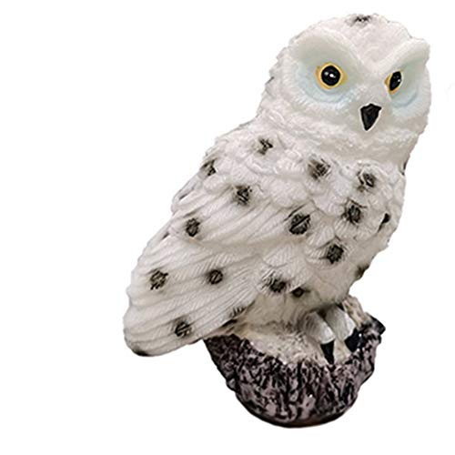 sknonr Solar Lawn Light 2pcs Waterproof LED Owl Shape Outdoor Courtyard Lawn Lighting Home Garden Courtyard Decoration 45x10.5x7.5cm