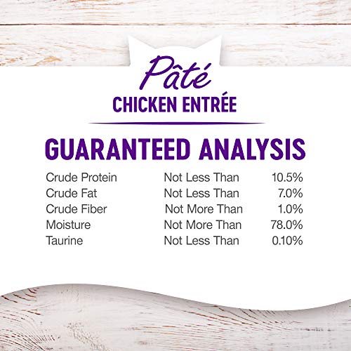 Wellness Complete Health Grain Free Canned Cat Food, Chicken Pate, 3 Ounces (Pack of 24)