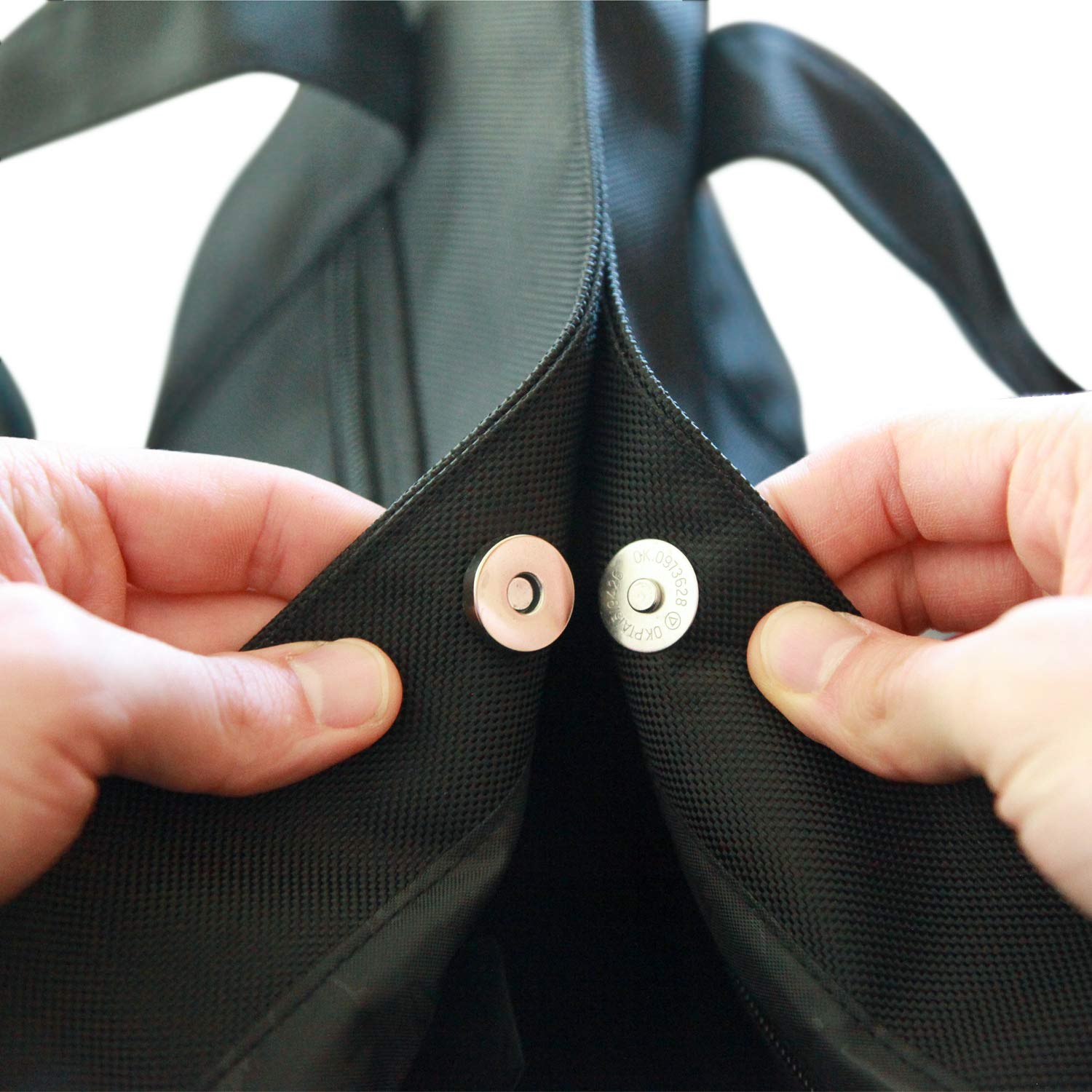 AURORAE Yoga Mat Tote Bag, Extra Wide to Fit Most Yoga Mats and Accessories, in Black Heavy Duty Polyester