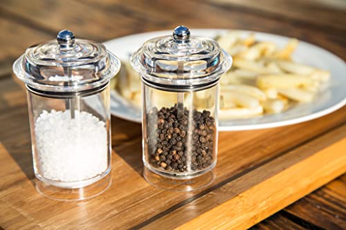 Cole & Mason H83001P Solo Clear Pepper Mill, Precision+, Acrylic, 114 mm, Single, Includes 1 x Pepper Grinder