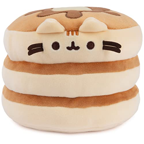 GUND Pusheen The Cat Pancake Squisheen Plush, Squishy Toy Stuffed Animal for Ages 8 and Up, Brown, 6β