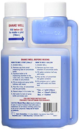 Wet or Waterless Car Wash Wax (8 fl. oz Concentrate)