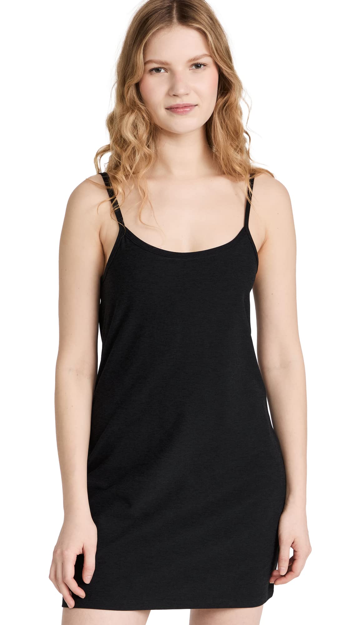 Beyond Yoga Women's Spacedye Essentials Dress, Darkest Night, Black, XL