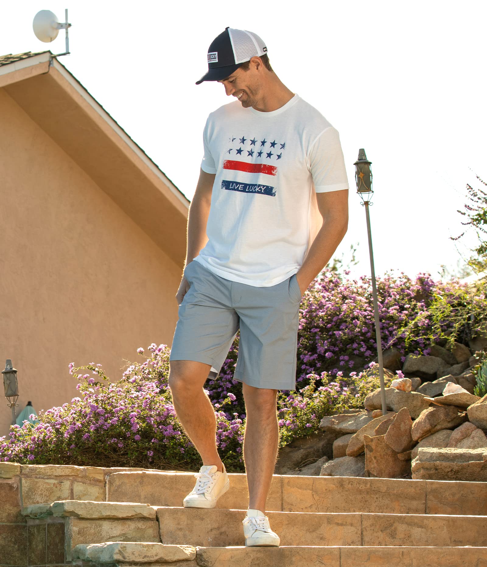 Black Clover American Dream Snapback HD Patch Navy/White Mesh Cap