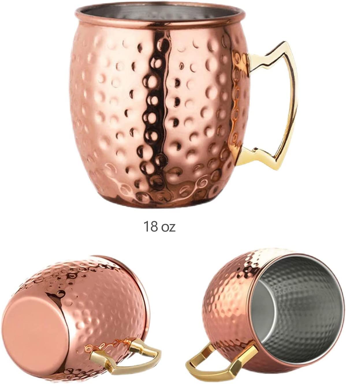 Bltjy Cocktail mug Moscow mule mugs Copper beer mug Copper coffee mugs Kitchen moscow mule Copper mugs Copper mugs Father in law christmas gifts