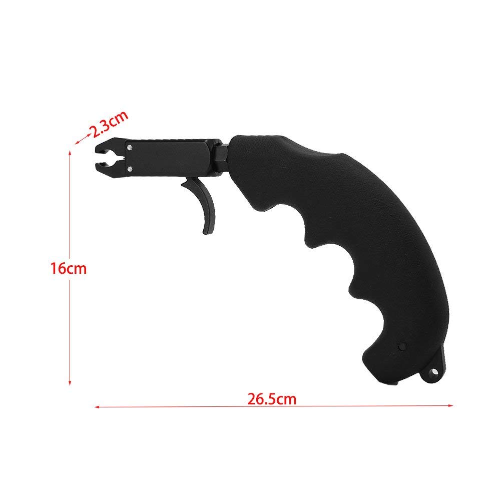 Black Durable Archery Handle Thumb Caliper Bow Release Grip for Compound Bow Archery Release Aid Archery Thumb Release Thumb Release Archery