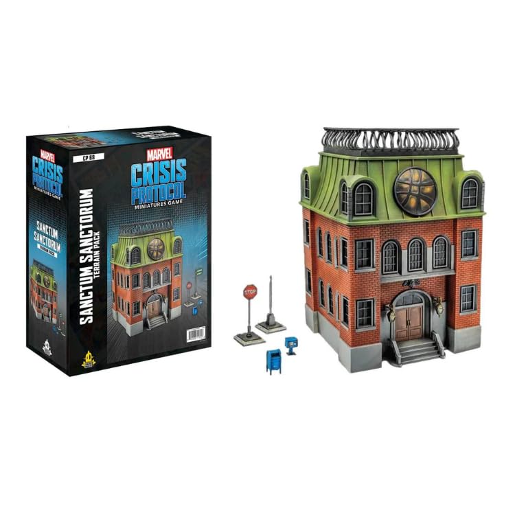 Marvel: Crisis Protocol Sanctum Sanctorum Terrain Expansion - Mystical Sanctuary for Epic Battles! Tabletop Superhero Game, Ages 14+, 2 Players, 90 Minute Playtime, Made by Atomic Mass Games