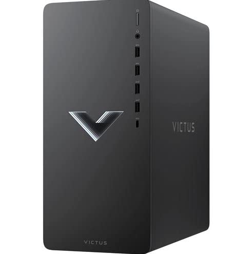 HP Victus 15L TG02-0013w Gaming Desktop AMD Ryzen 5 5600G 8GB RAM 512GB SSD AMD Radeon RX 6400(4GB) Windows 11 Home (Renewed)