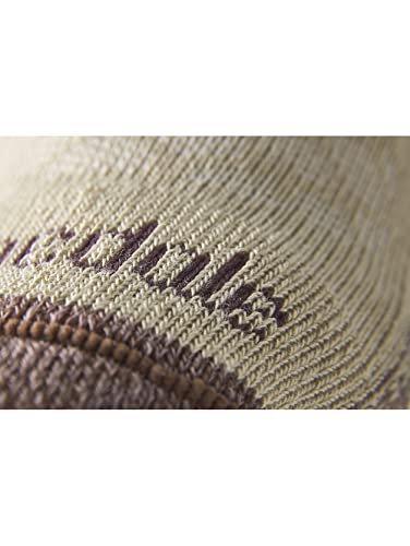 Bridgedale Women's Lightweight Boot Height - Merino Comfort Socks, Sand, Small
