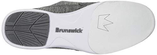 Brunswick Ladies Karma Bowling Shoes- Grey/White, 8.5